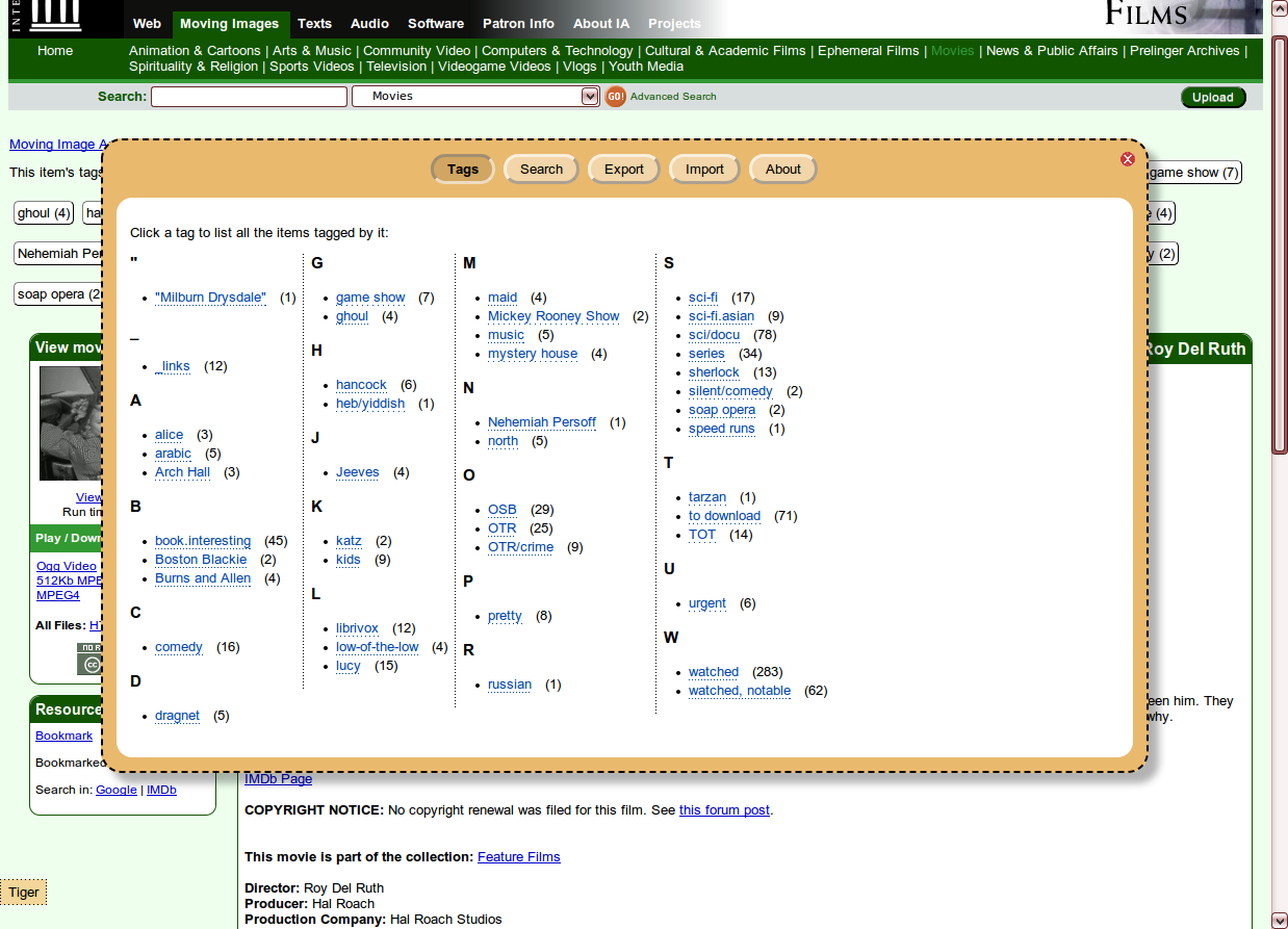 Tiger -- The browser extension